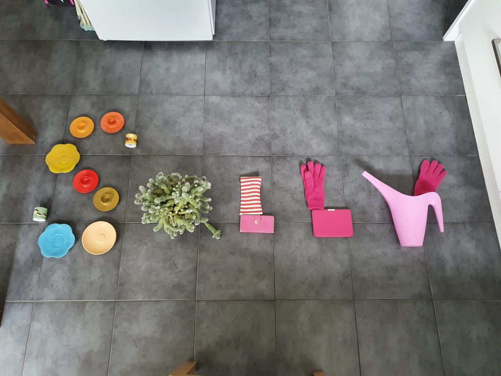 Write your name with objects... - Firstsite