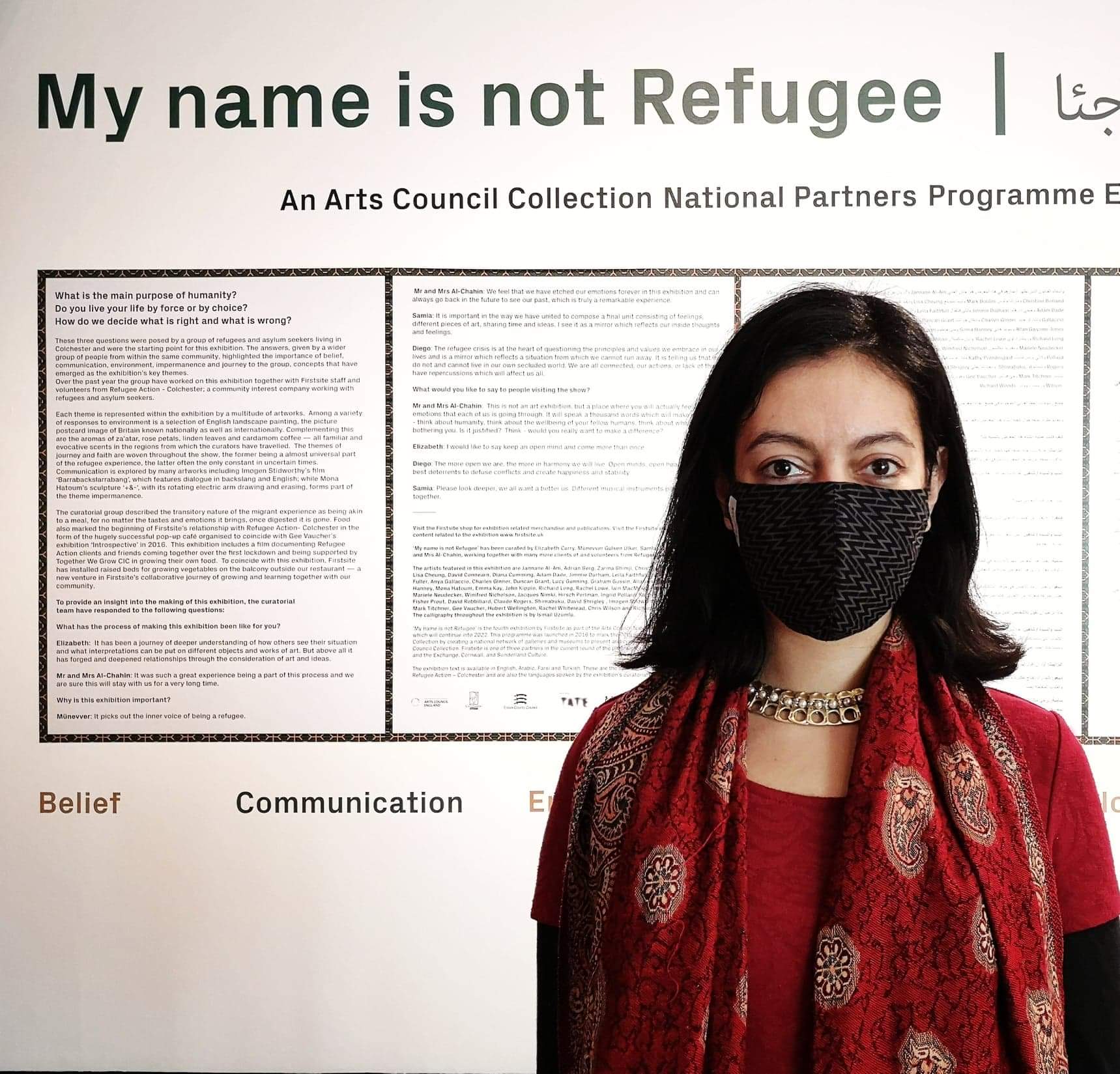Poem by Laila Sumpton - My name is not Refugee | Online Studio | Firstsite